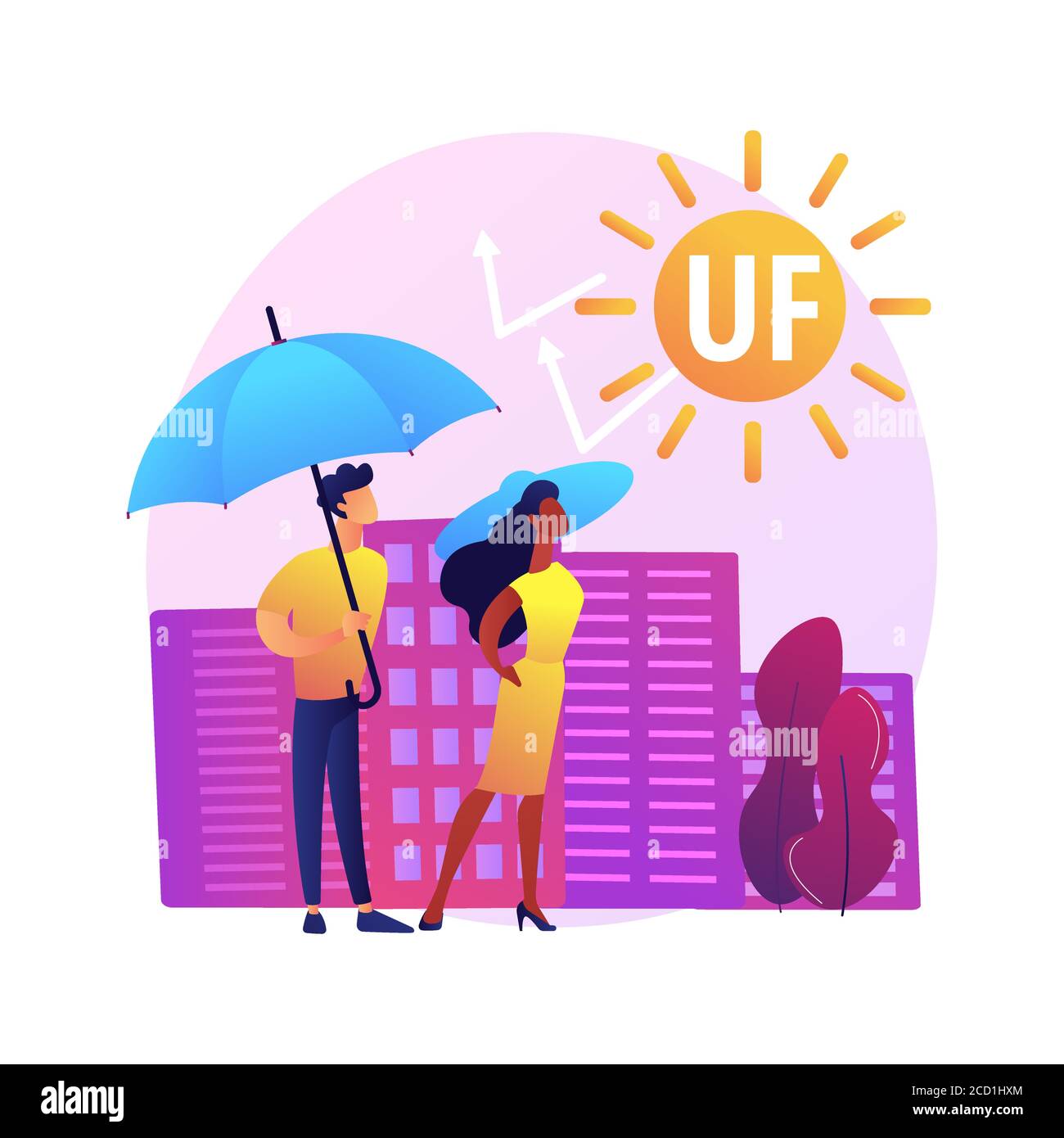 Ultraviolet radiation abstract concept vector illustration Stock Vector ...