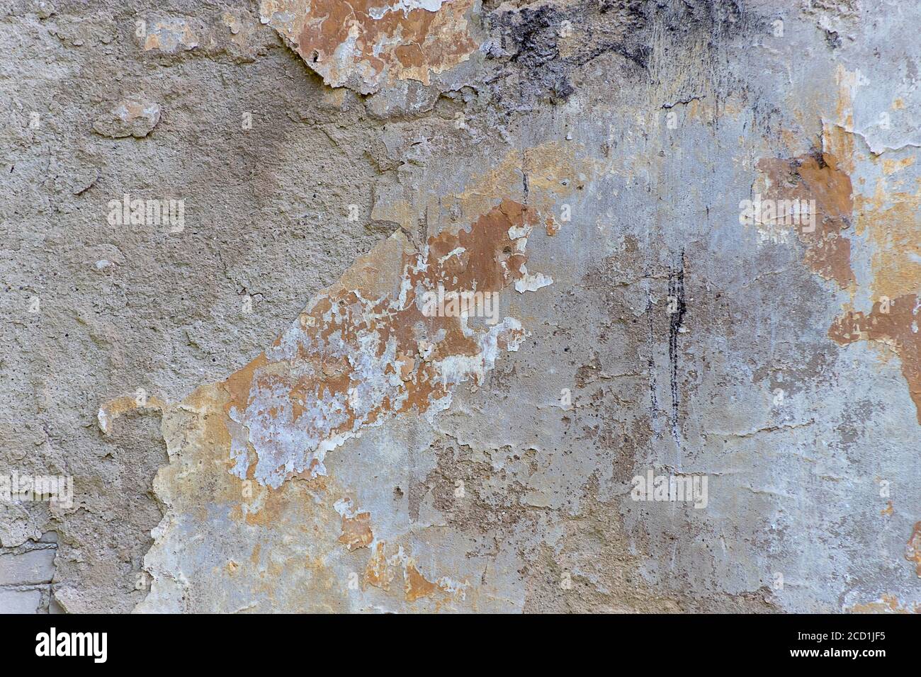 Grunge destroyed concrete wall on an old building. Natural destroyed ...