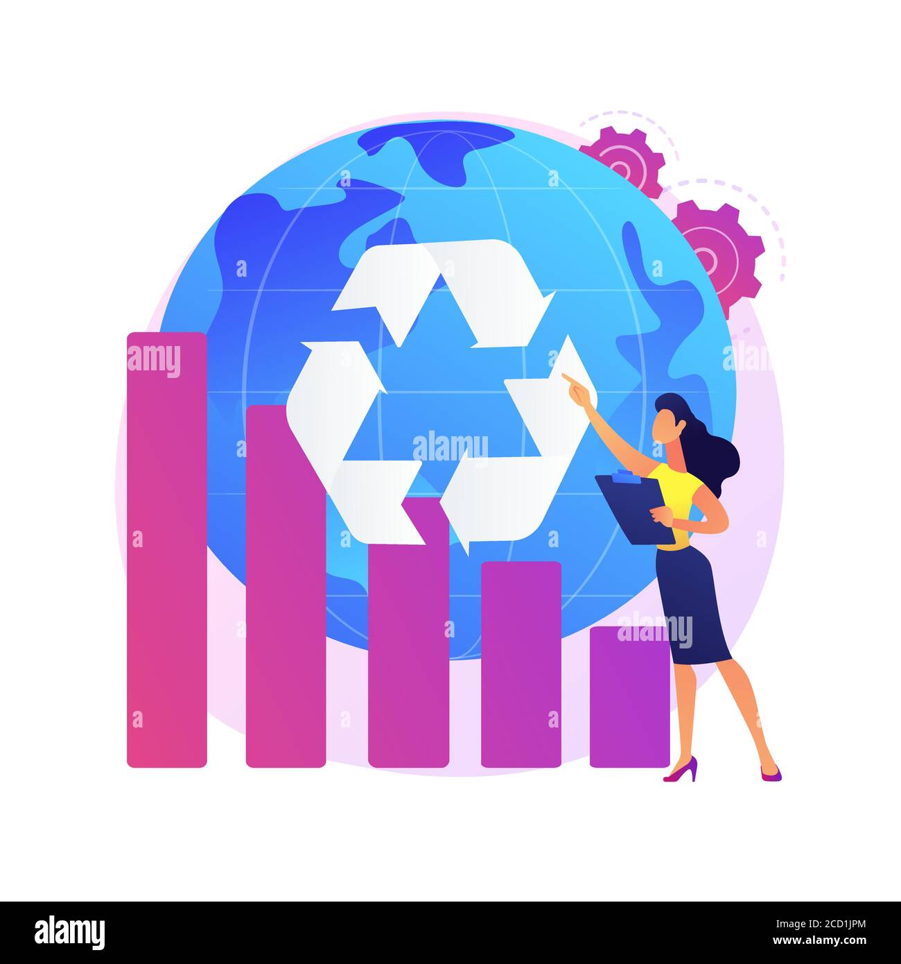 Reduce Reuse Recycle Abstract Concept Vector Illustration Stock Vector Image And Art Alamy