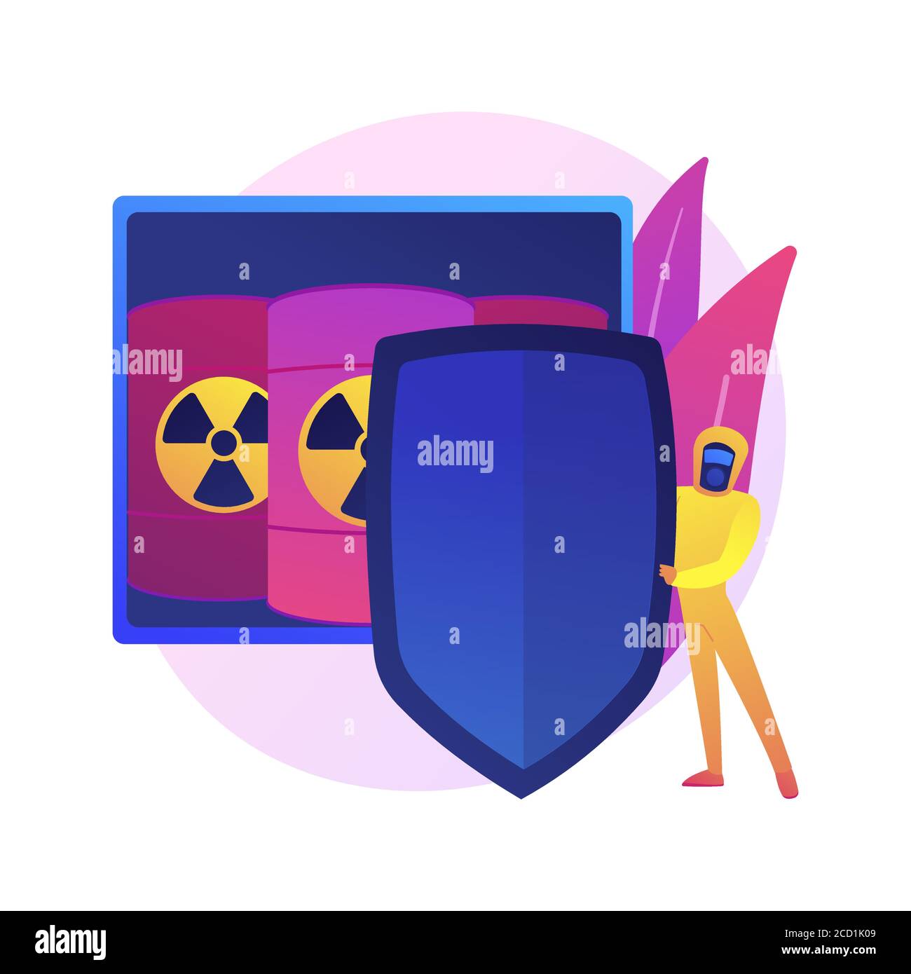 Safe storage of waste abstract concept vector illustration Stock Vector ... Safe storage of waste abstract concept vector illustration Stock Vector ...