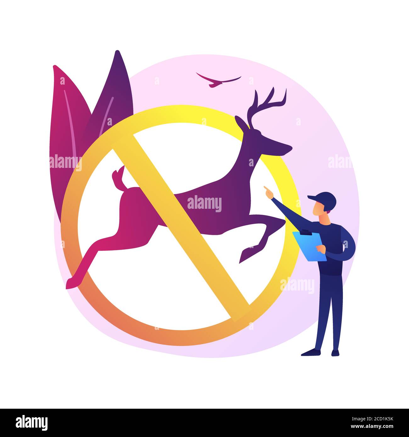 Hunting regulations abstract concept vector illustration Stock Vector ...
