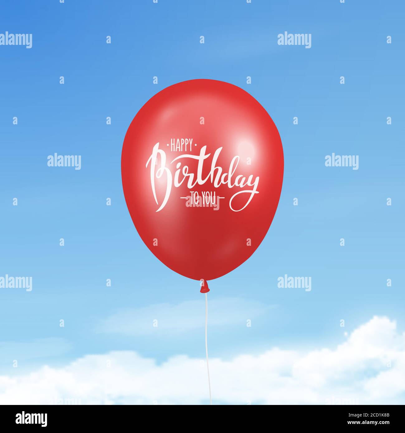 Red balloon message in sky hi-res stock photography and images - Alamy