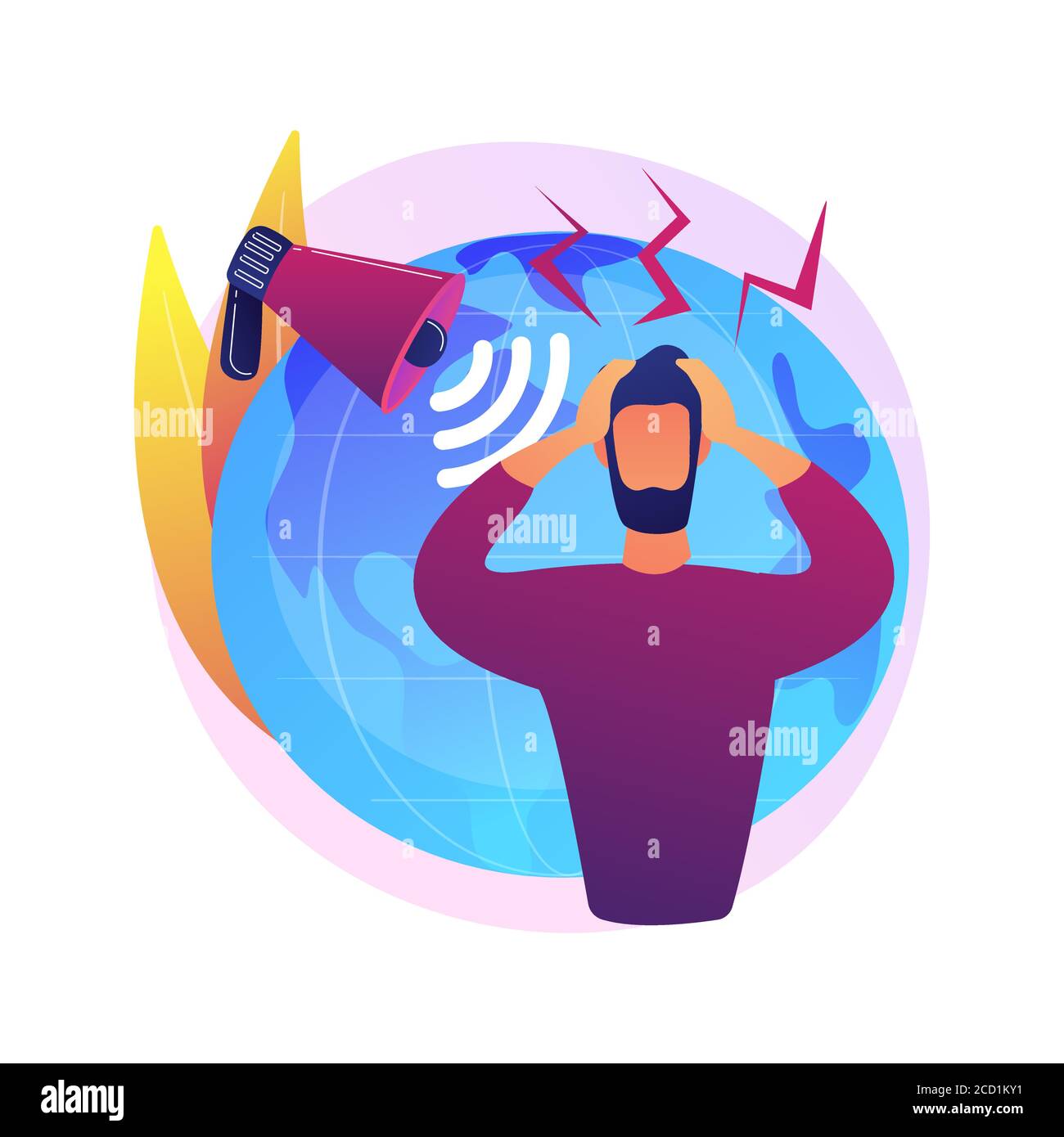 High noise level abstract concept vector illustration Stock Vector Image & Art - Alamy