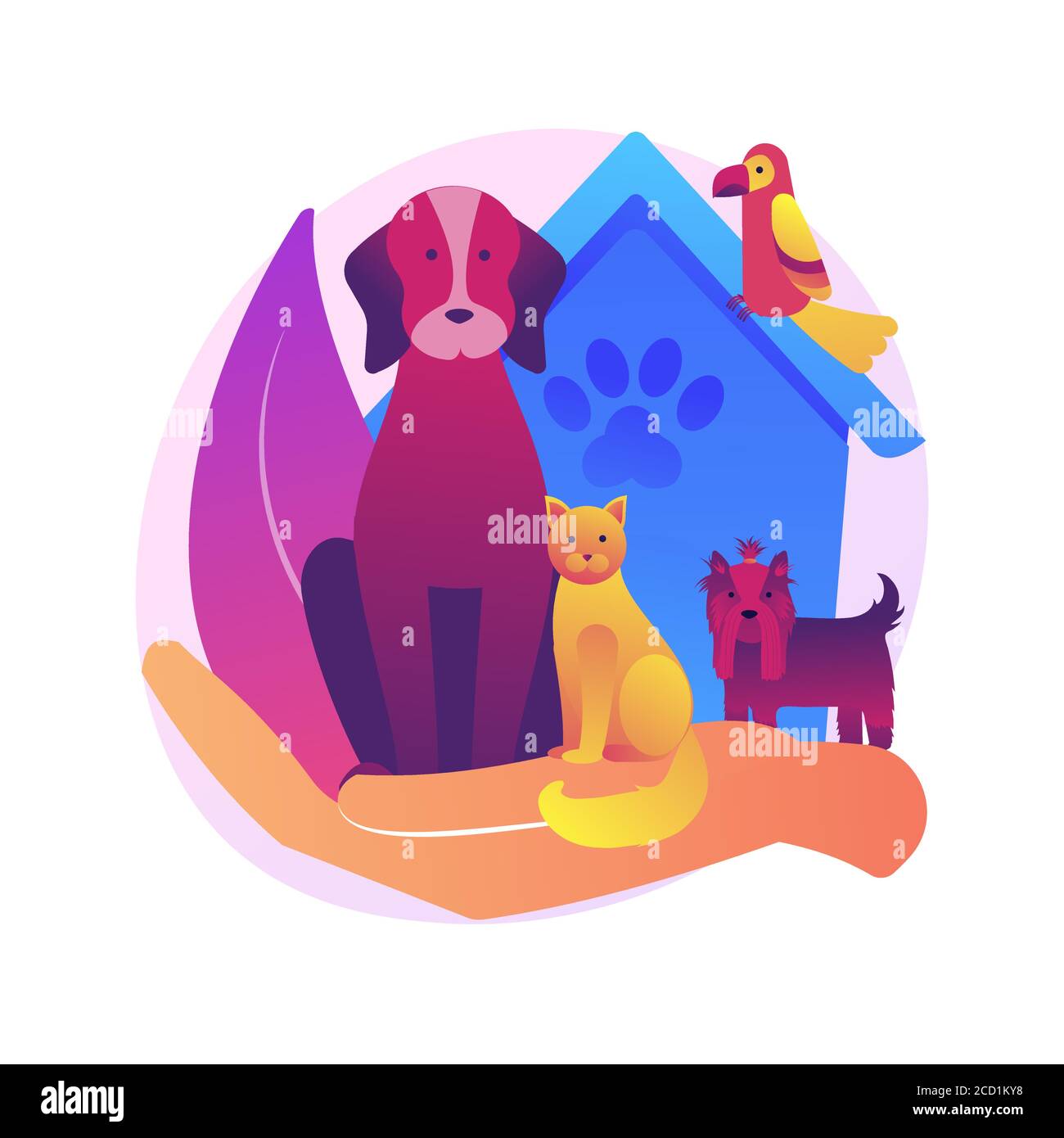 Pet services abstract concept vector illustration Stock Vector Image ... Pet services abstract concept vector illustration Stock Vector Image ...