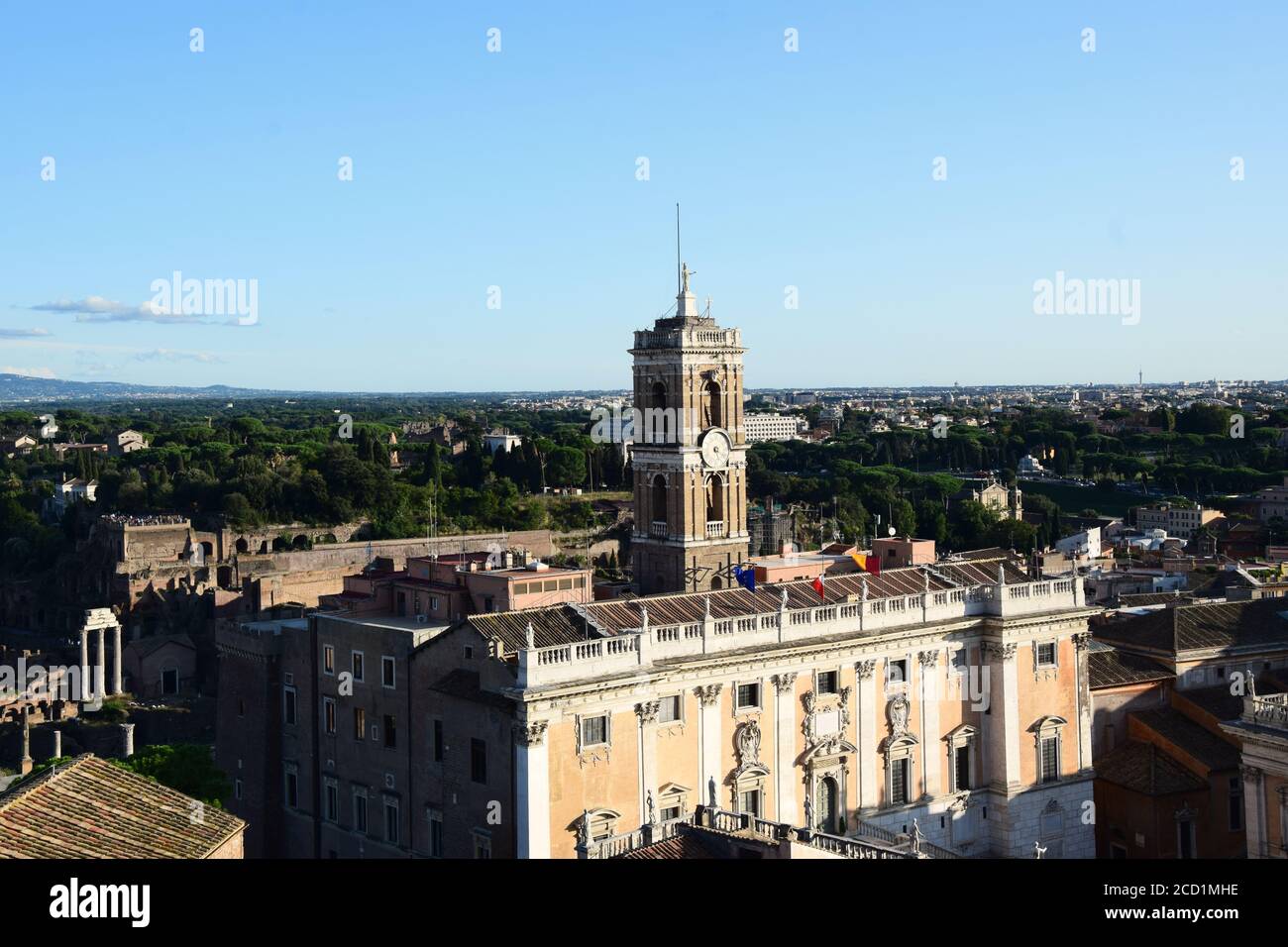 Palazzo Senatorio in Rome, Italy Stock Photo - Alamy