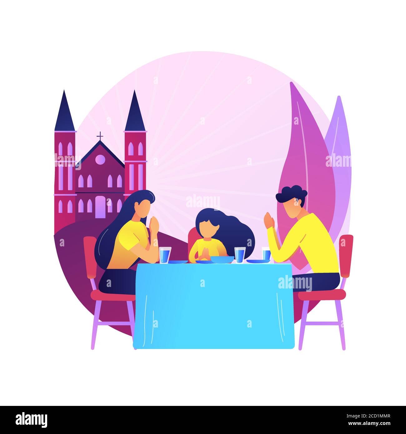 Christian event abstract concept vector illustration Stock Vector Image ...