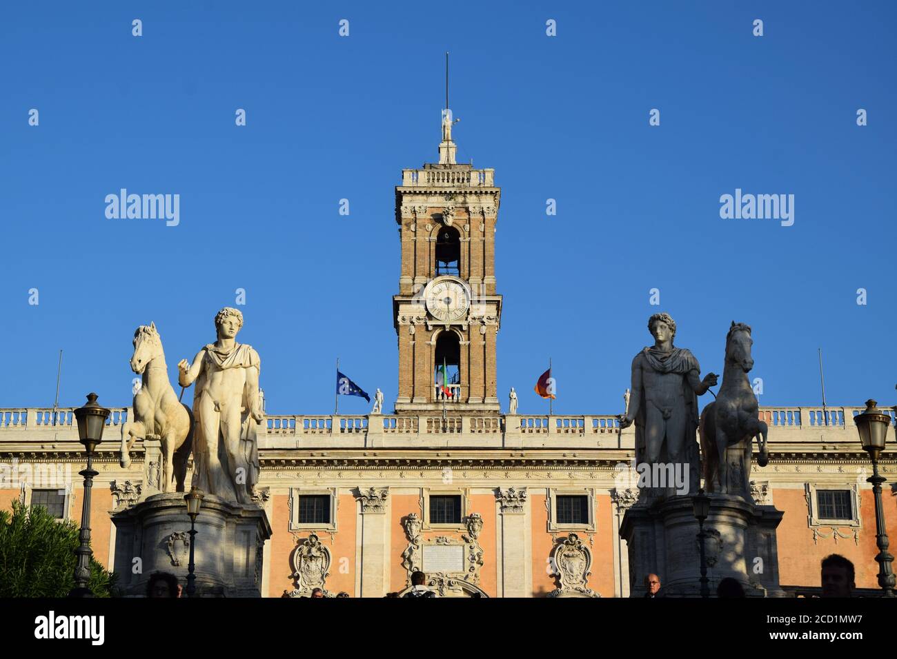 Palazzo Senatorio in Rome, Italy Stock Photo - Alamy