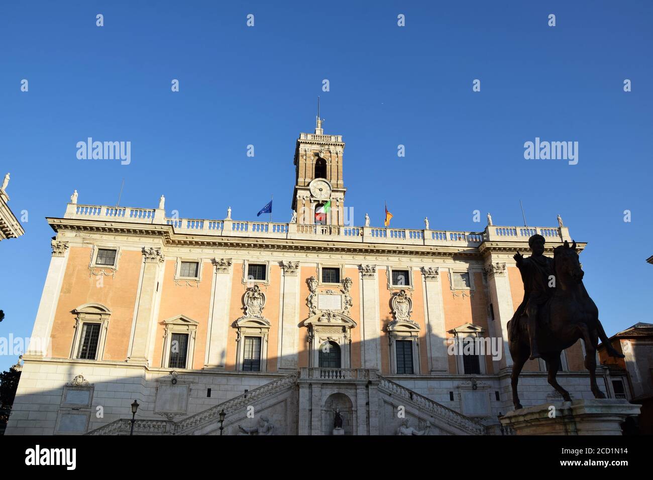 Palazzo Senatorio in Rome, Italy Stock Photo - Alamy