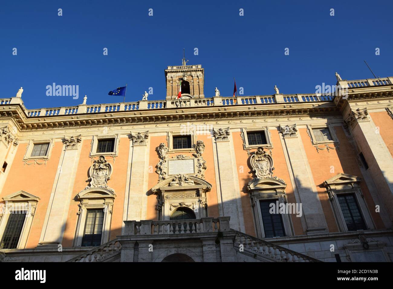 Palazzo Senatorio in Rome, Italy Stock Photo - Alamy