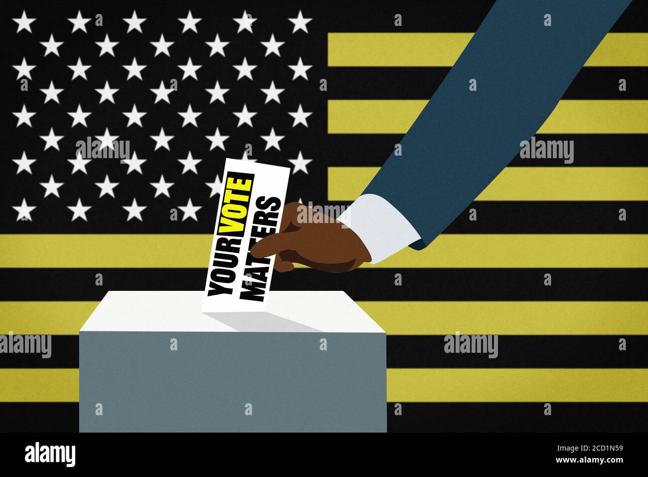 African americans voting hi-res stock photography and images - Alamy