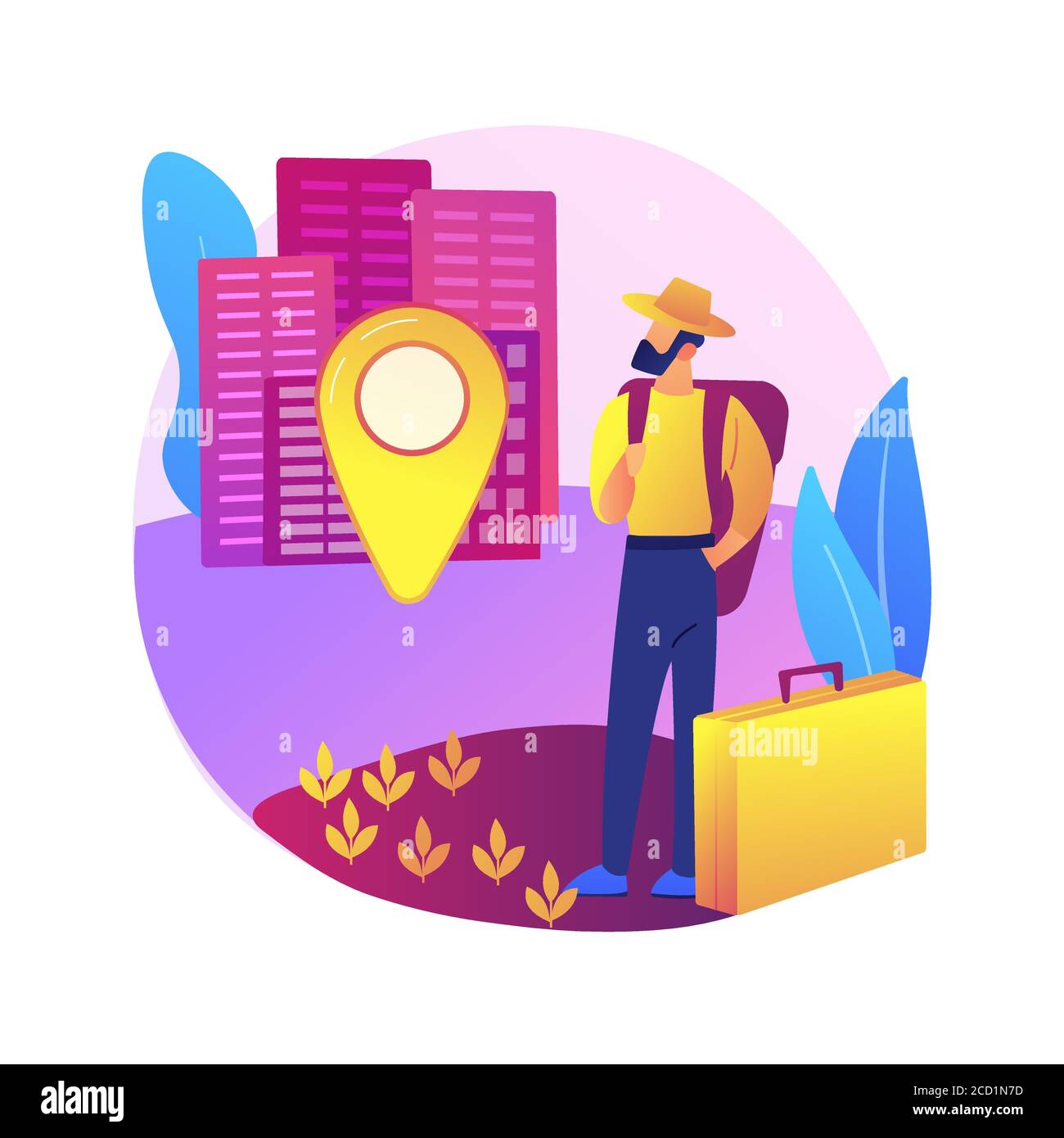 Rural migration abstract concept vector illustration Stock Vector Image ... Rural migration abstract concept vector illustration Stock Vector Image ...