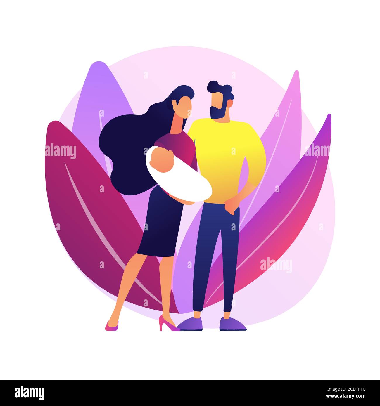 Foster parent abstract concept vector illustration Stock Vector Image ...