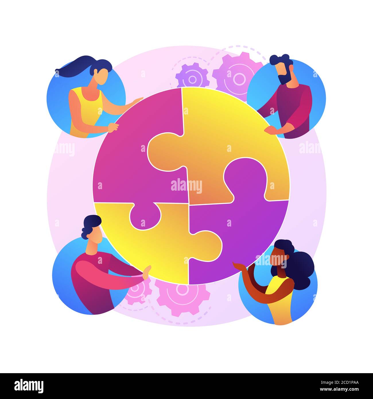 Human relations abstract concept vector illustration Stock Vector Image ...