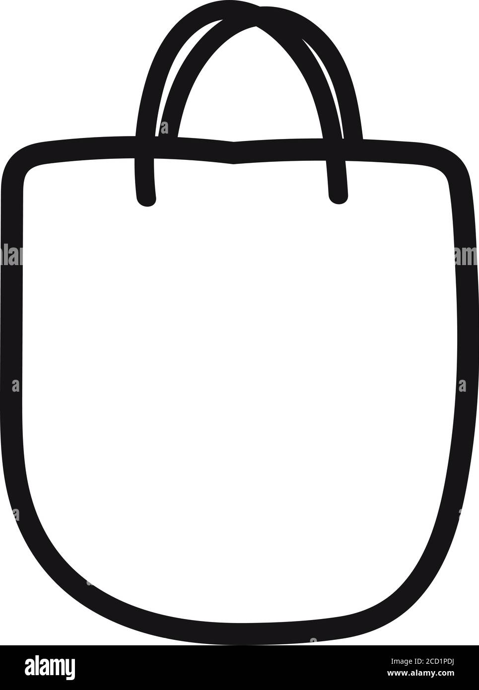sketch bag design of Shopping commerce and market theme Vector ...