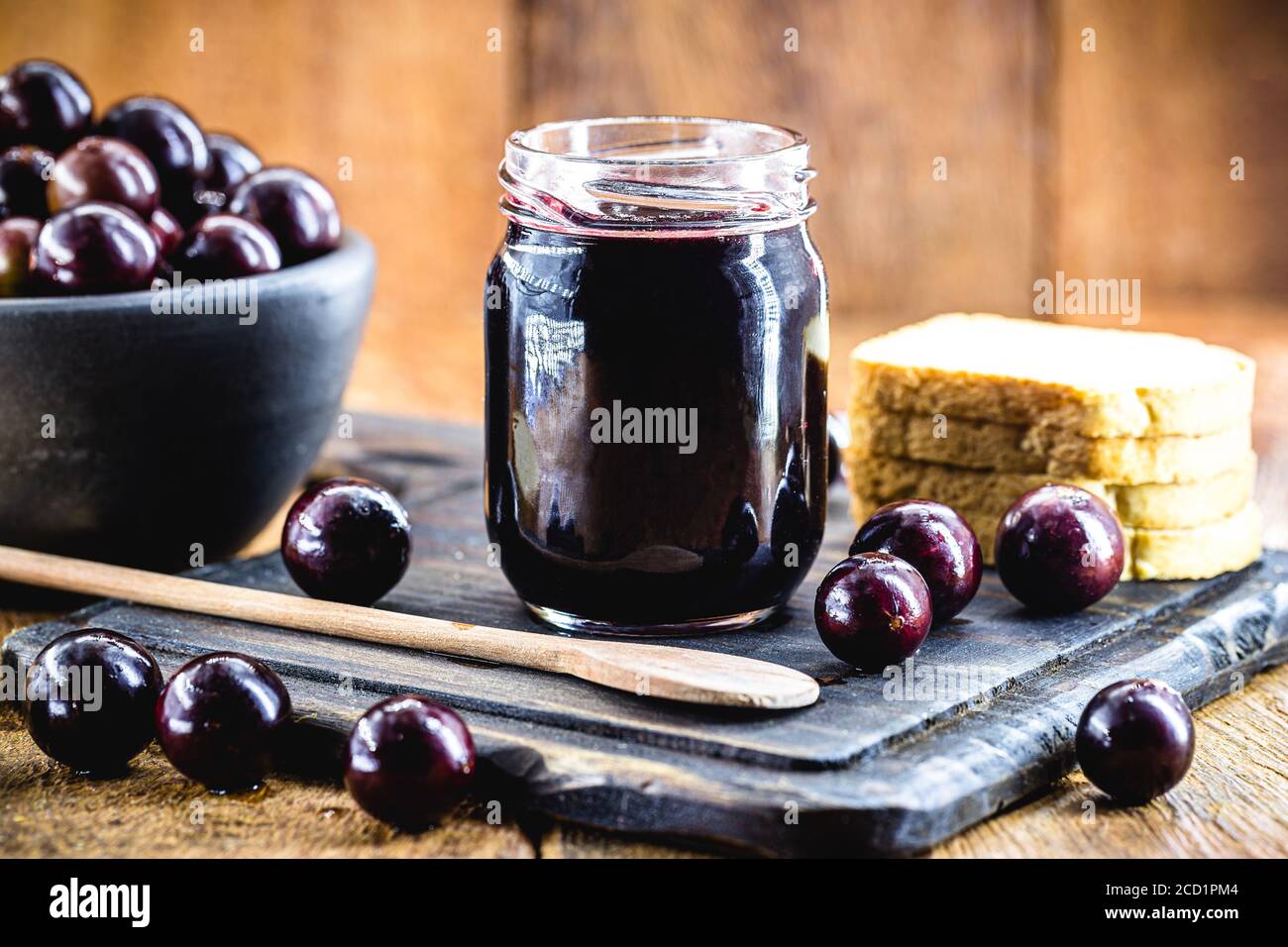 jabuticaba jelly, organic, homemade, with exotic Brazilian fruit. The ...