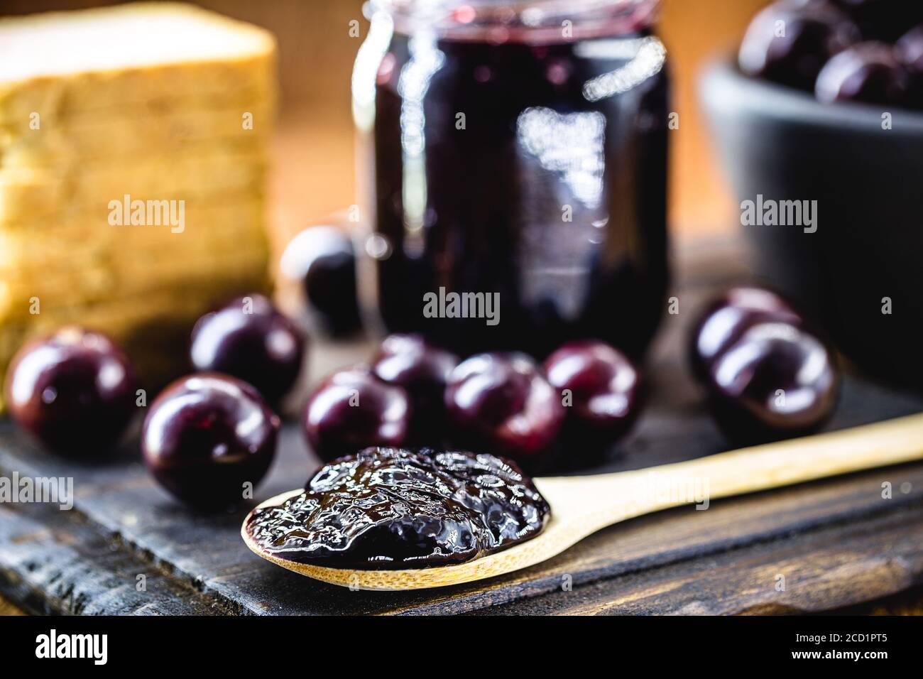 jabuticaba jelly, organic, homemade, with exotic Brazilian fruit. The ...