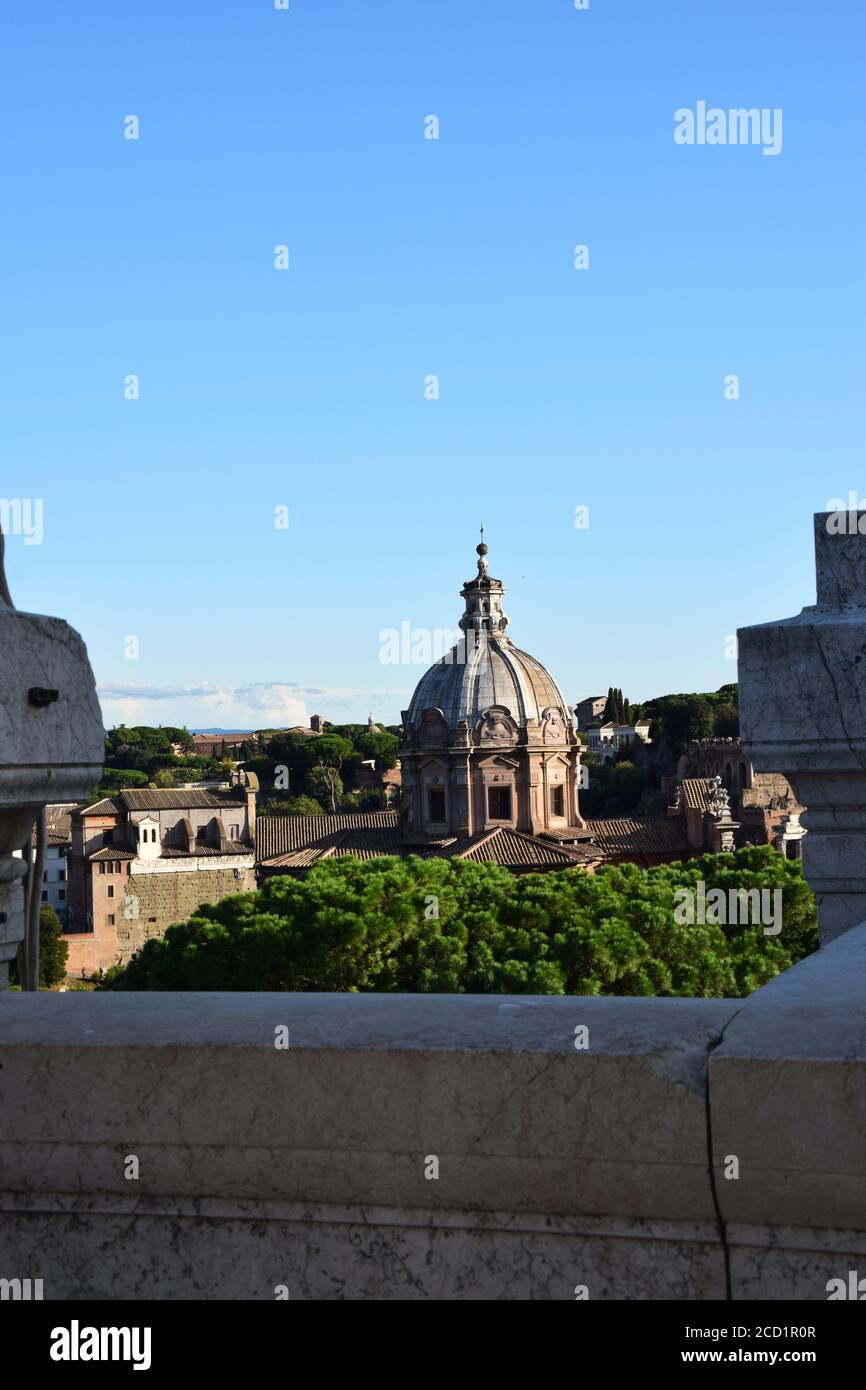 Santi Luca e Martina al Foro Romano in Rome, Italy Stock Photo - Alamy
