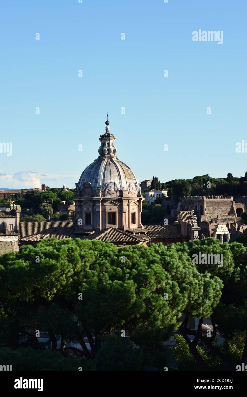 Santi Luca e Martina al Foro Romano in Rome, Italy Stock Photo - Alamy