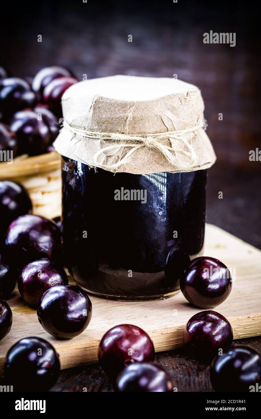 jabuticaba jelly, organic, homemade, with exotic Brazilian fruit. The ...