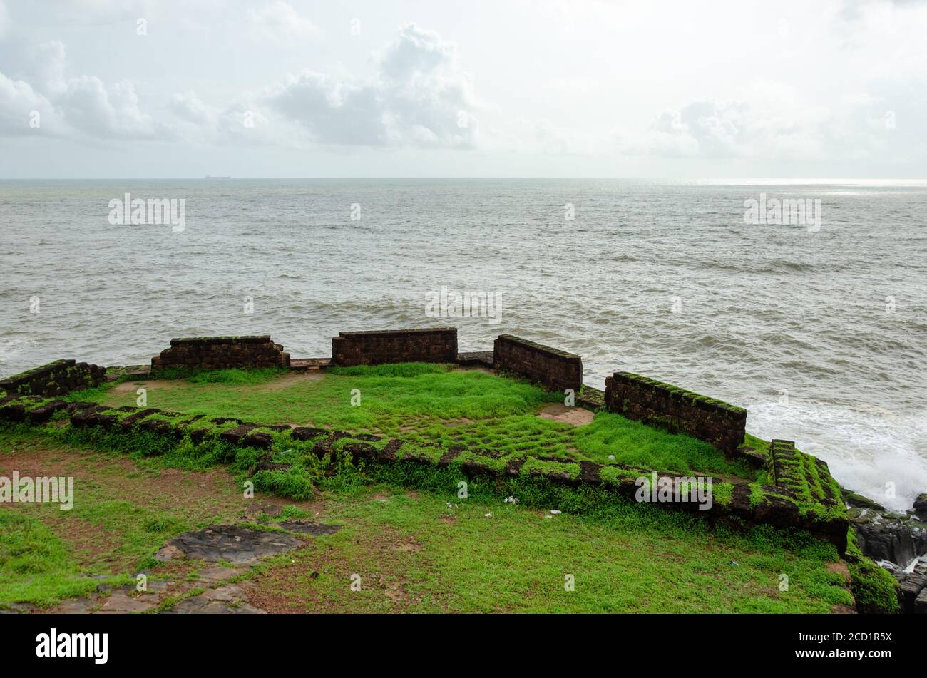 Lower Aguada Fort Extension, Sinquerim, Goa, India Stock Photo - Alamy