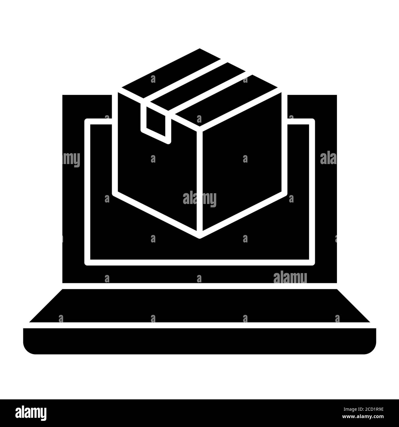 Parcel delivery qr code Cut Out Stock Images & Pictures - Alamy