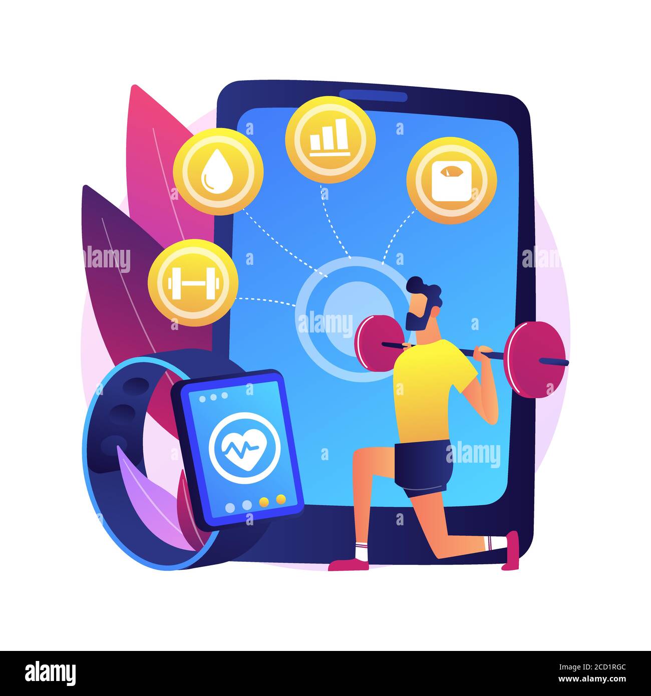 Smart training abstract concept vector illustration Stock Vector Image ...