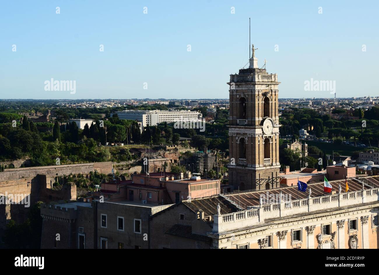 Palazzo Senatorio in Rome, Italy Stock Photo - Alamy