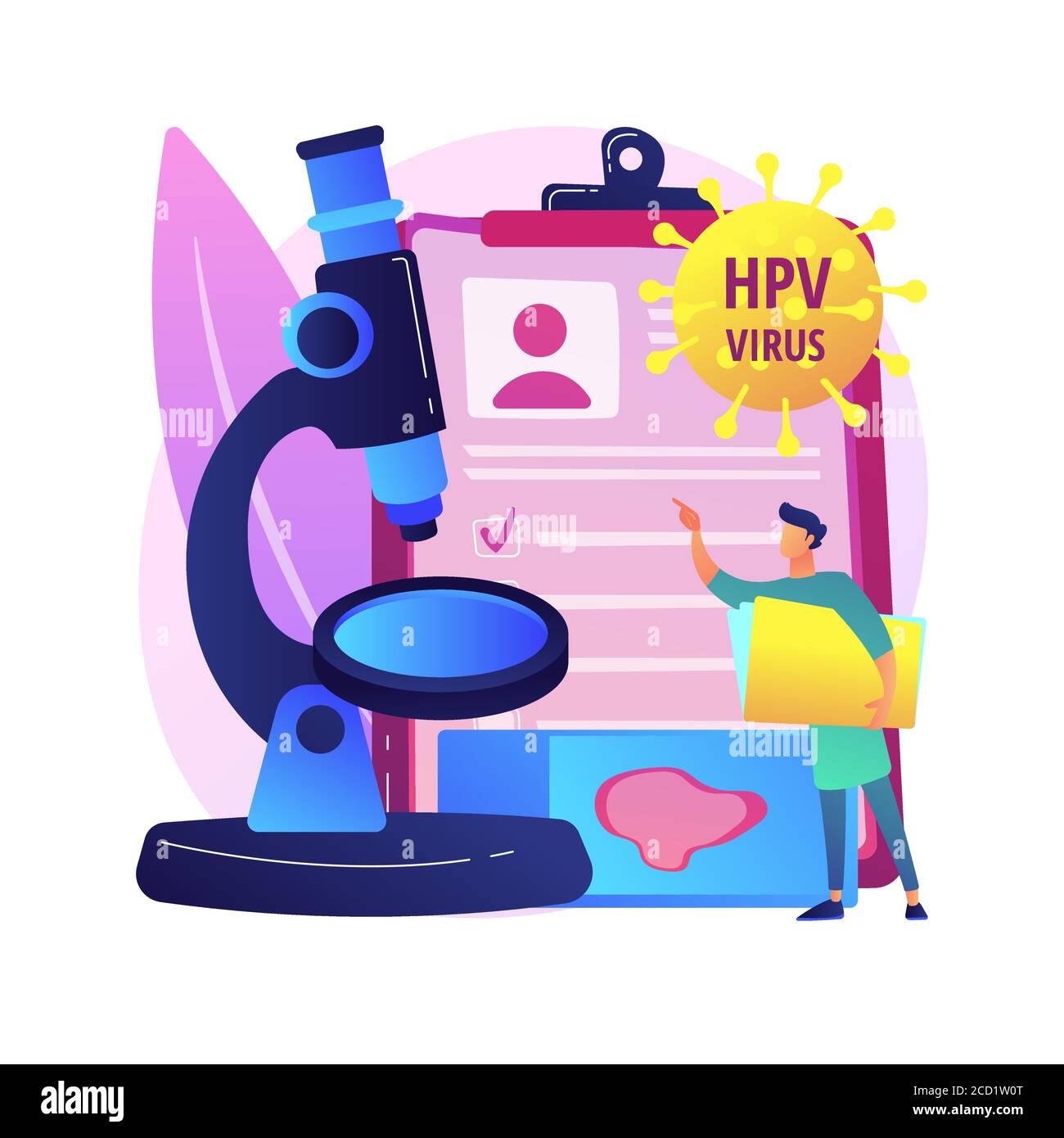 HPV test abstract concept vector illustration Stock Vector Image & Art ...