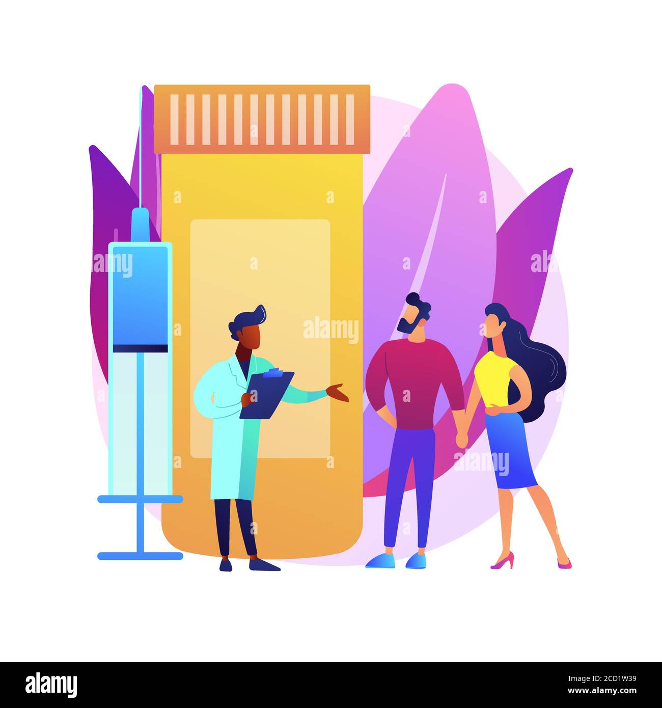 Infertility treatment abstract concept vector illustration Stock Vector ... Infertility treatment abstract concept vector illustration Stock Vector ...