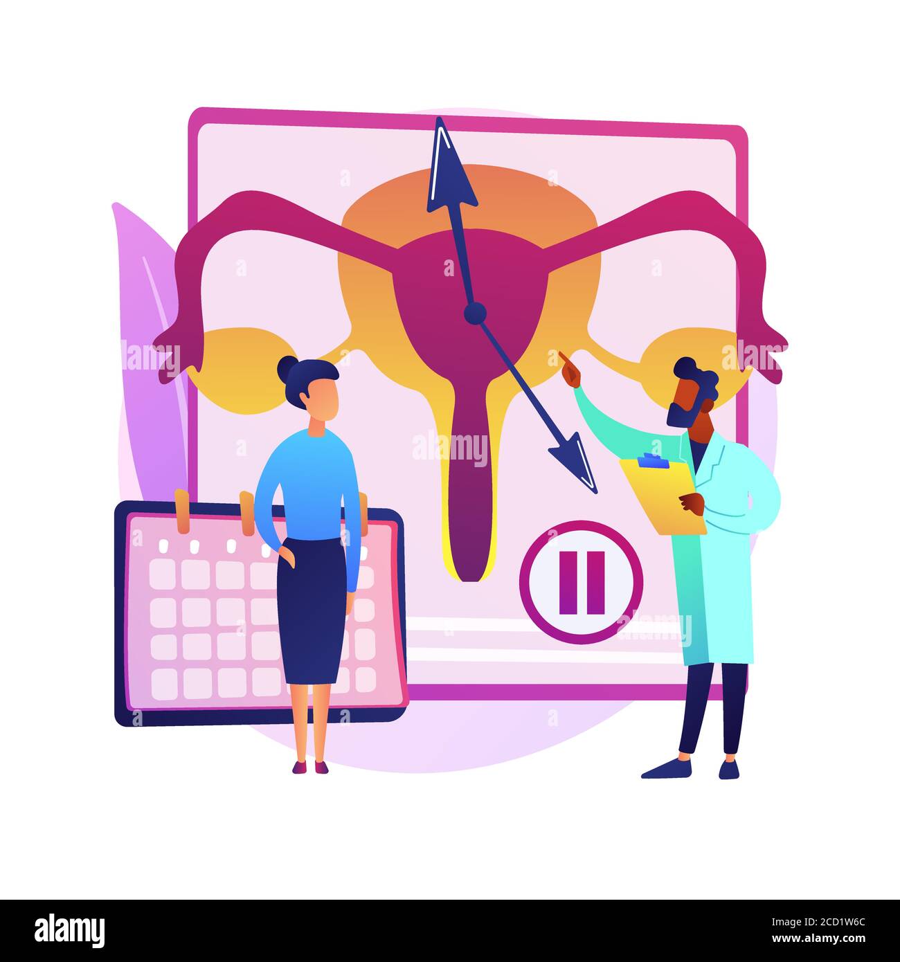 Menopause abstract concept vector illustration Stock Vector Image & Art ...
