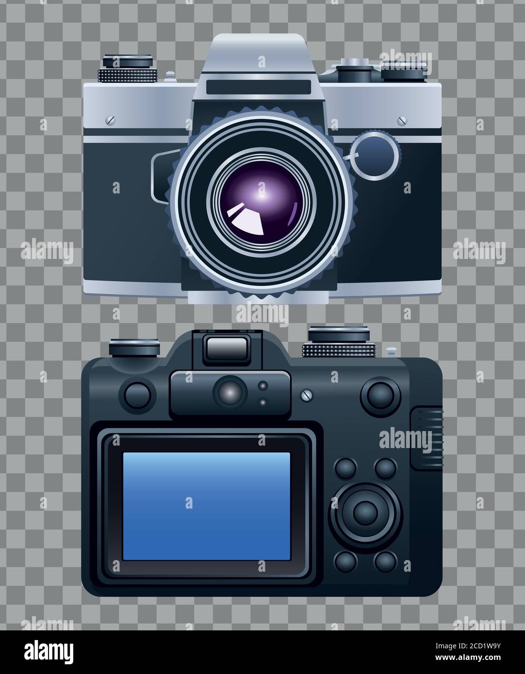 Studio cameras Stock Vector Images - Alamy