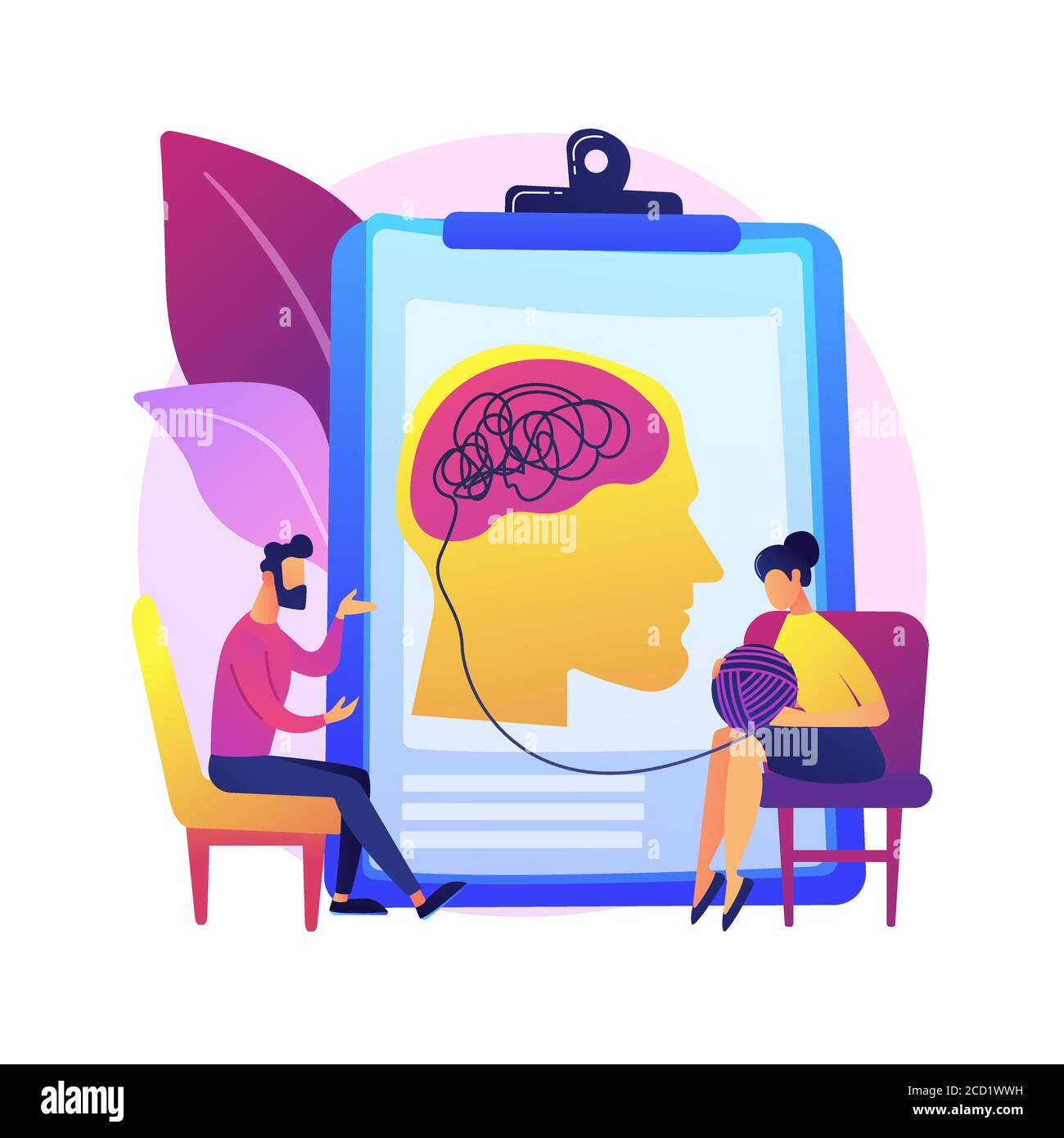 Psychotherapy abstract concept vector illustration Stock Vector Image ...