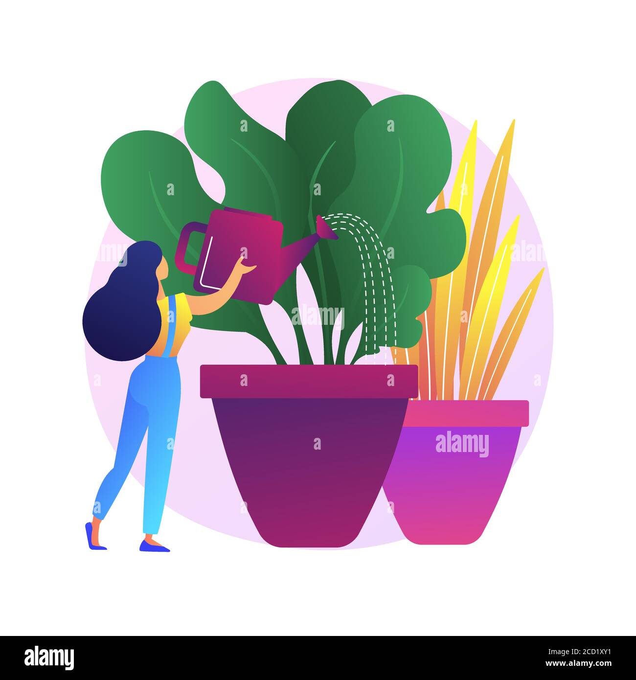 Home gardening abstract concept vector illustration Stock Vector Image ...