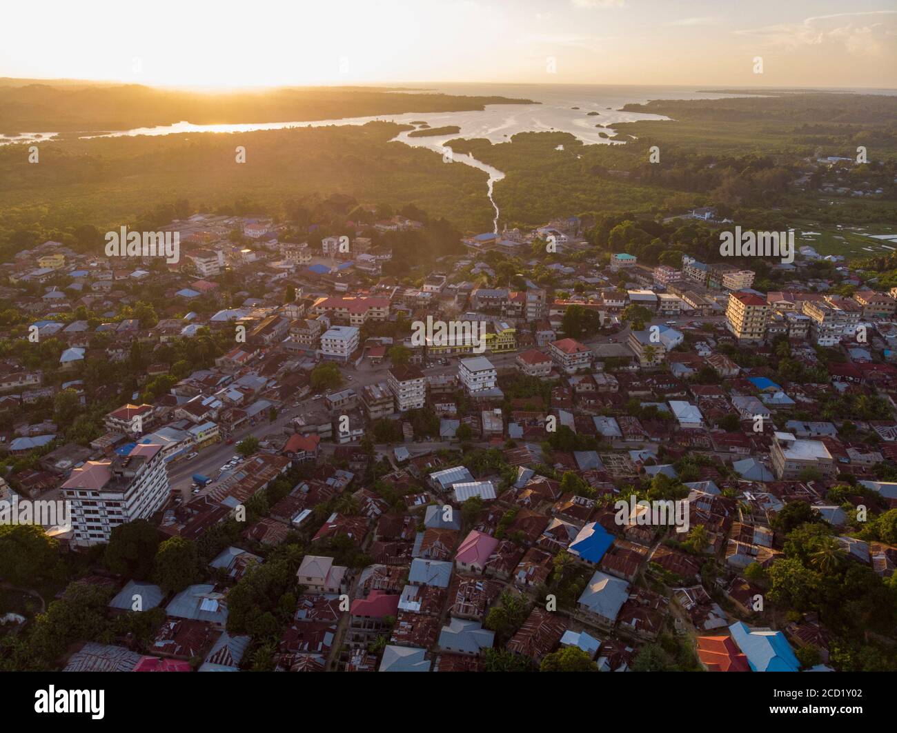Zanzibar drone shot hi-res stock photography and images - Alamy