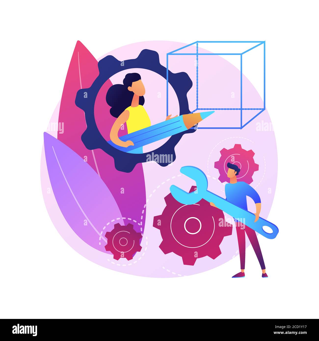 STEM activities abstract concept vector illustration Stock Vector Image ...