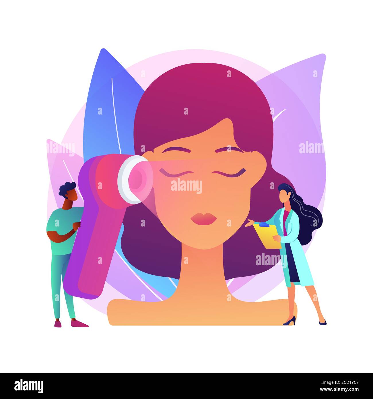 Light therapy abstract concept vector illustration Stock Vector Image ...