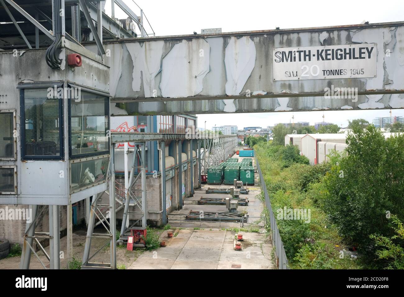 August 2020 - Gantry crane at waste transfer station in St Phillips ...