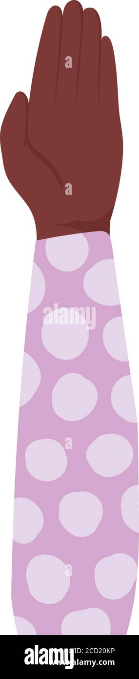 hand up design of People arm finger person learn communication ...