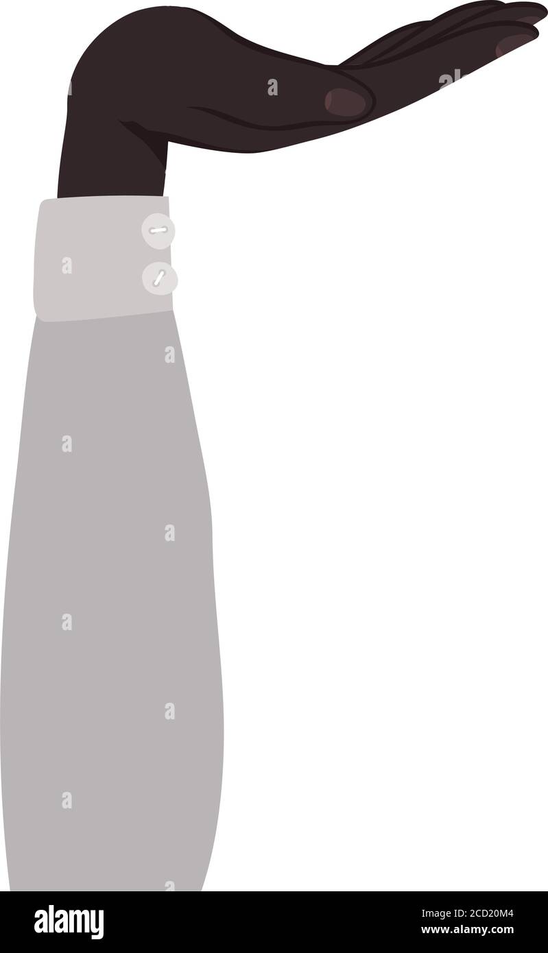 open black hand design, diversity people multiethnic race and community ...