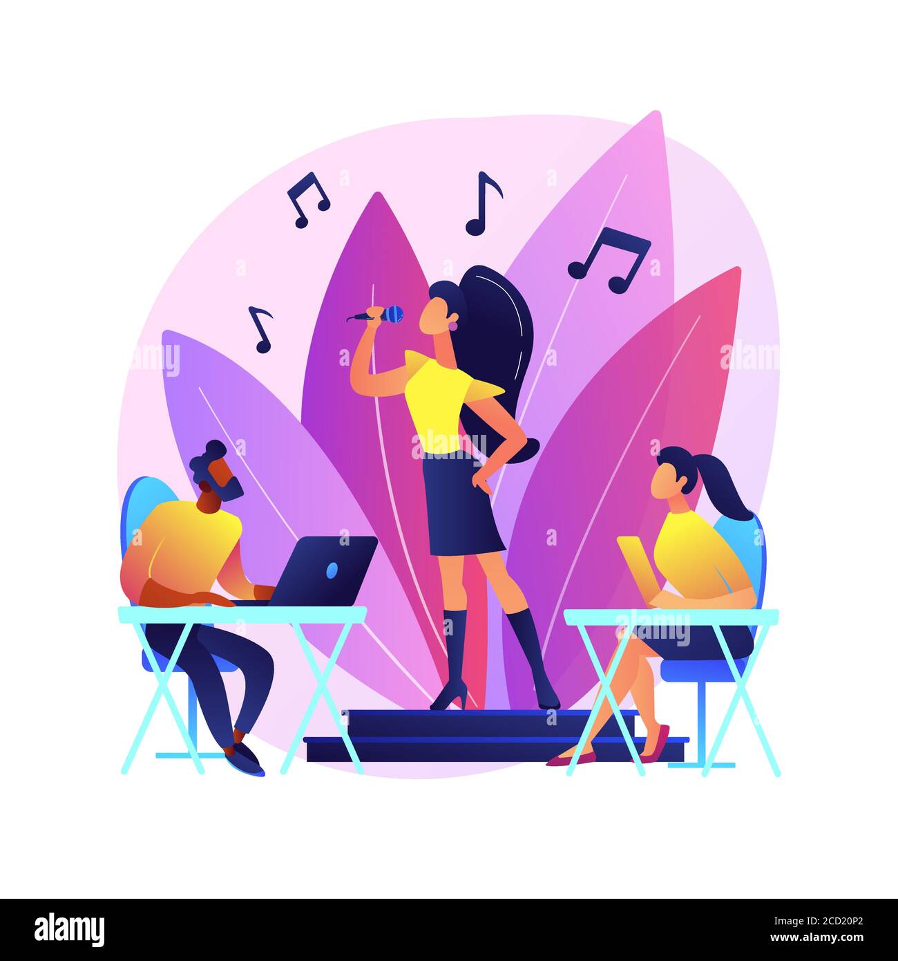 Role audition abstract concept vector illustration Stock Vector Image ...