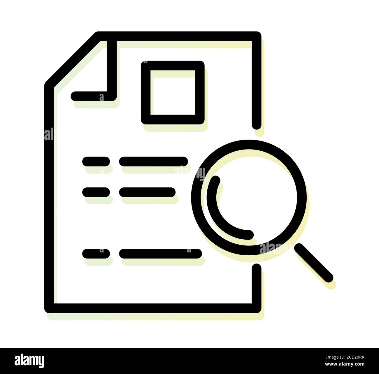Document Verification - Icon as EPS 10 File Stock Vector Image & Art ...