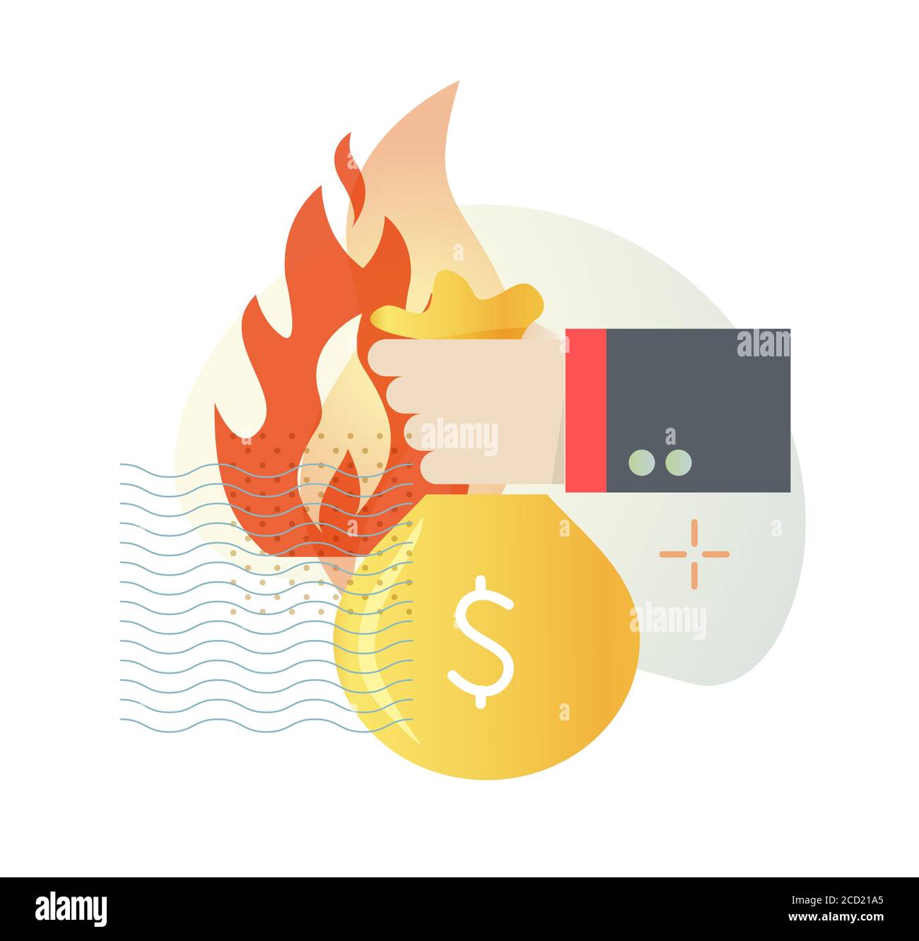 Compensation icon Stock Vector Images - Alamy