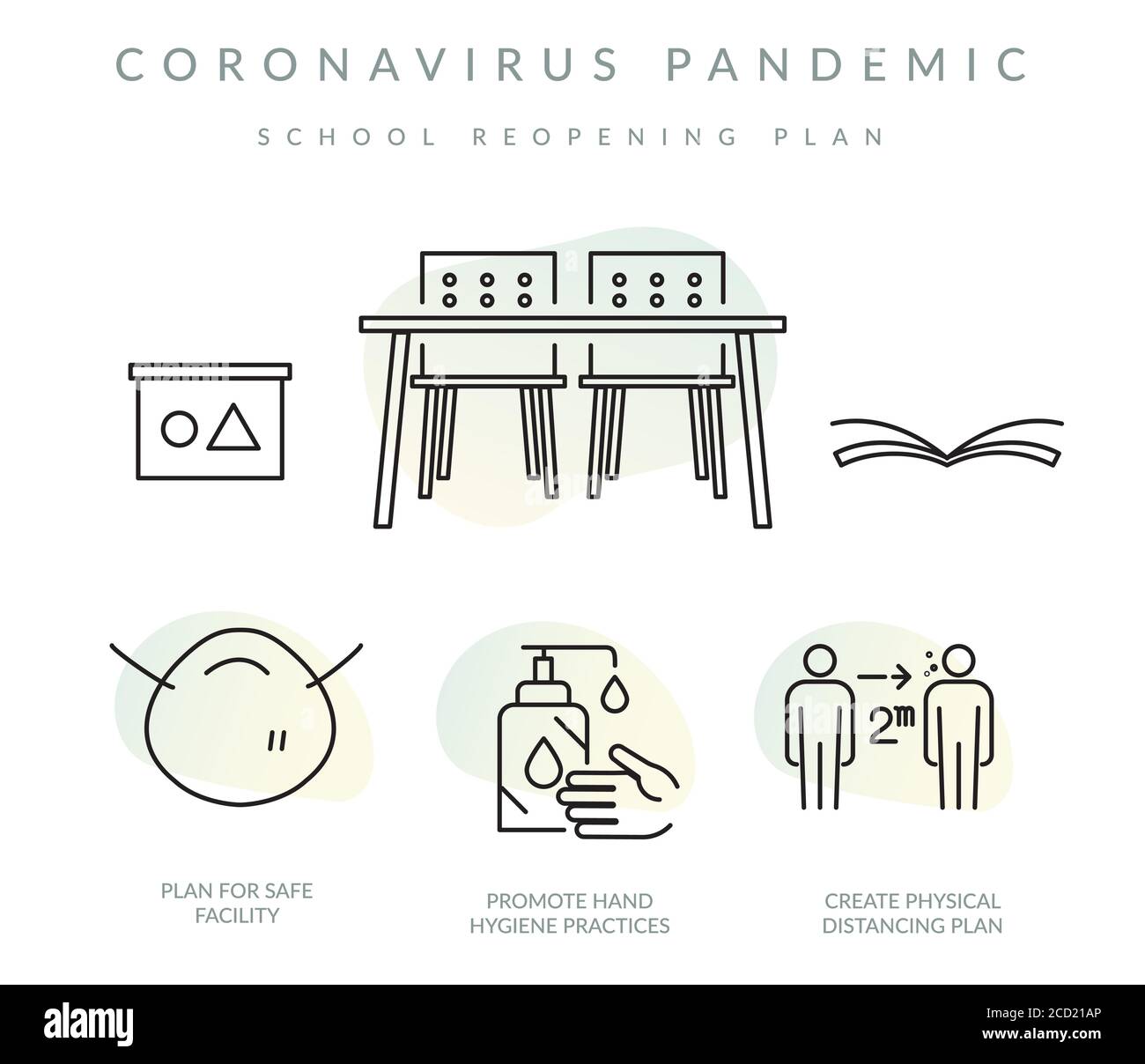 Safe school reopening Stock Vector Images - Alamy