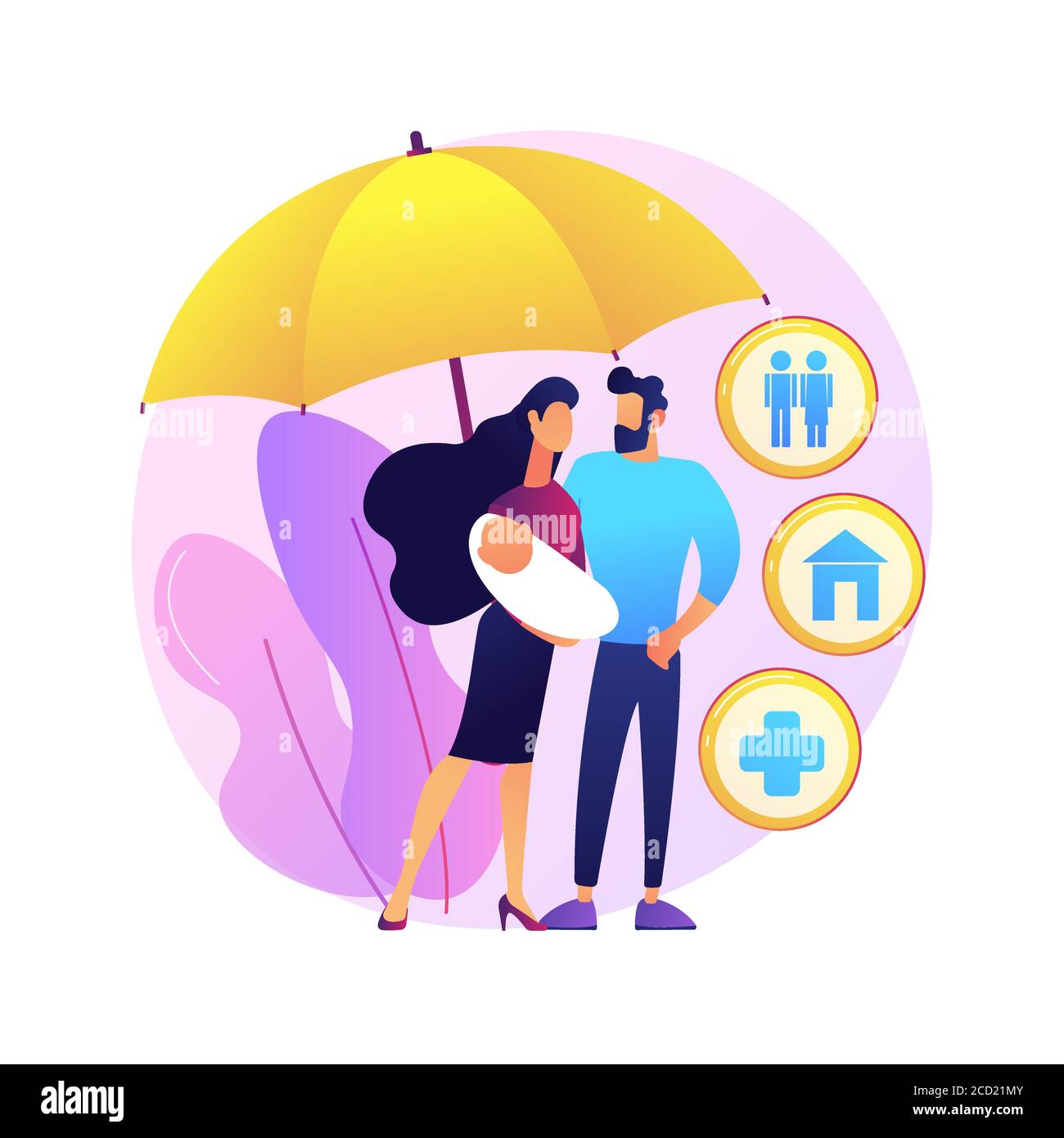 Child protection abstract concept vector illustration Stock Vector ...