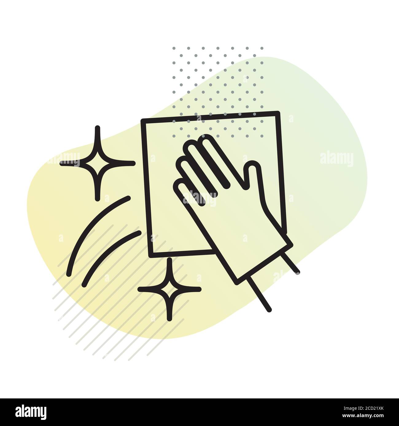 Cleaning surface Stock Vector Images - Alamy