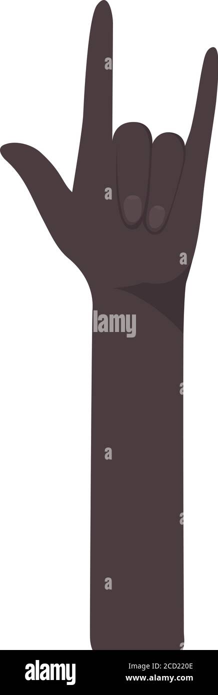 number one sign with black hand design, diversity people multiethnic ...