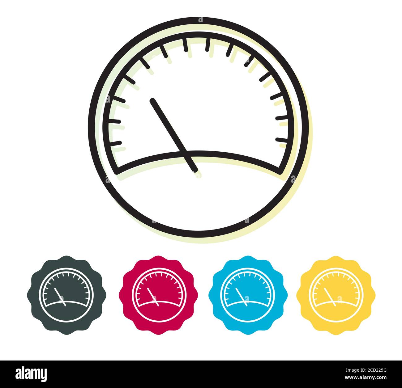 Performance Meter Icon stock illustration as EPS 10 File Stock Vector ...