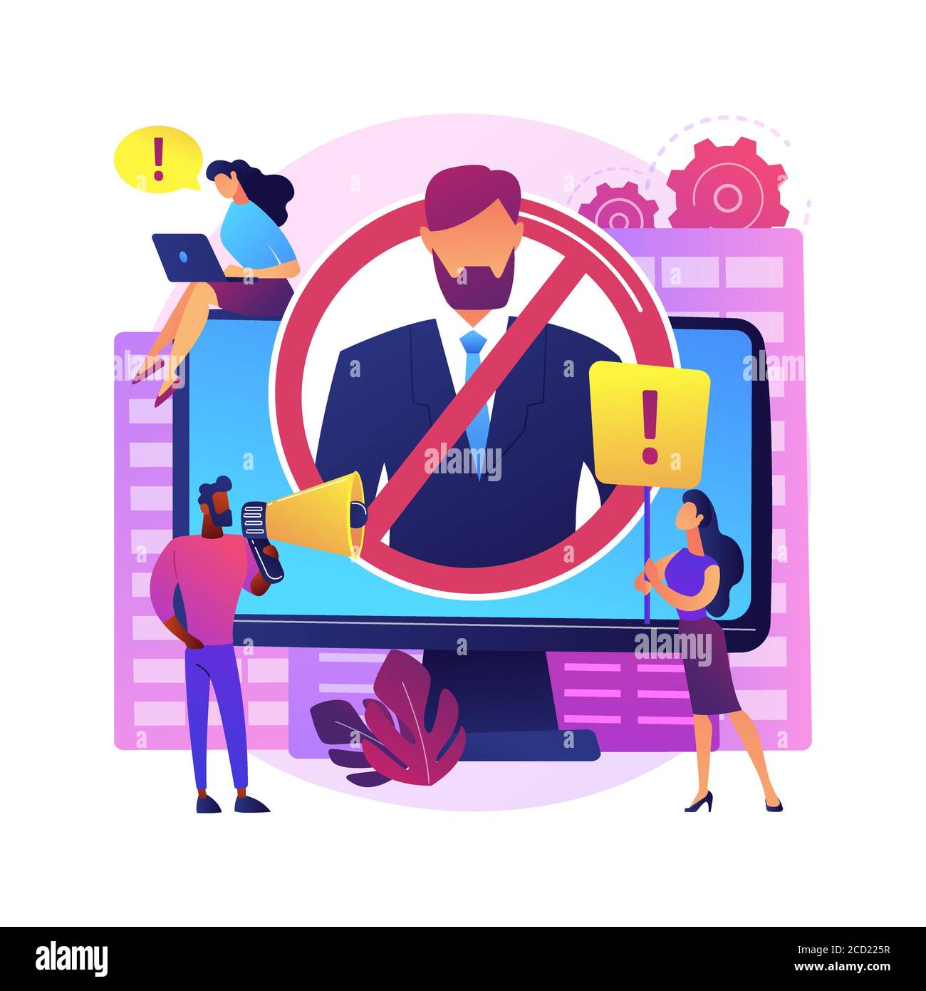 Cancel culture abstract concept vector illustration Stock Vector Image ...