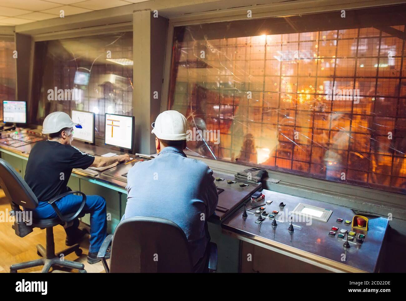 Blast furnace control room hi-res stock photography and images - Alamy