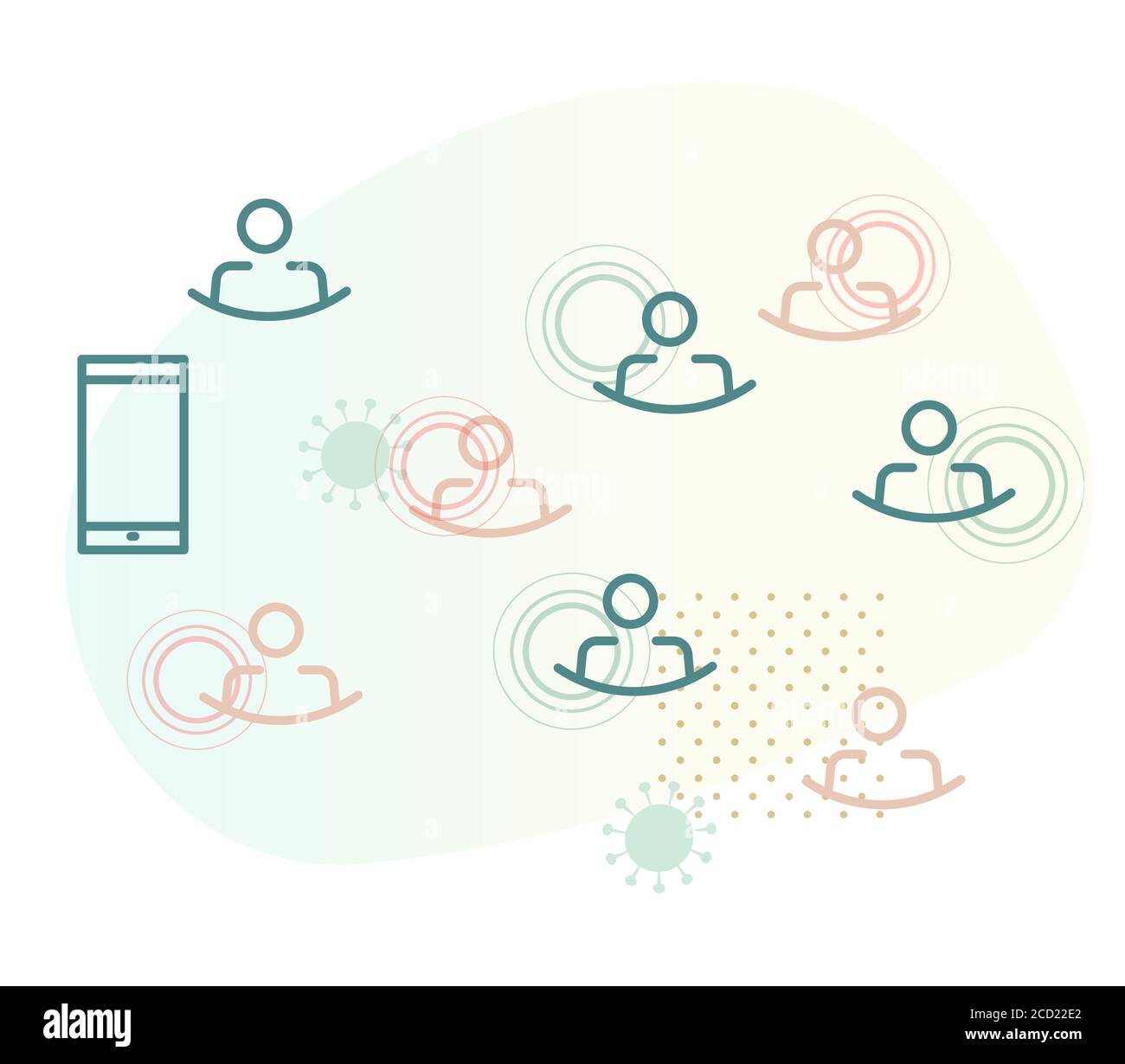 Test and trace app Stock Vector Images - Alamy